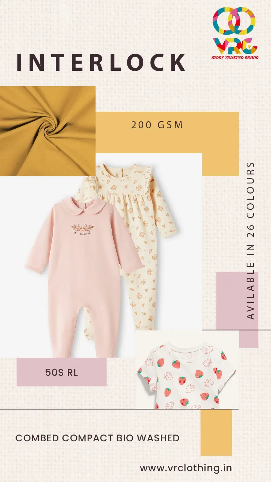 VR Clothing - Your Trusted Cotton Fabric Wholesaler in Tiruppur